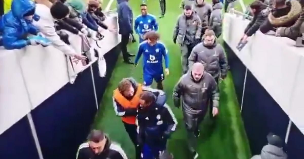 Watch as raging Spurs fan tells Postecoglou 'We're…