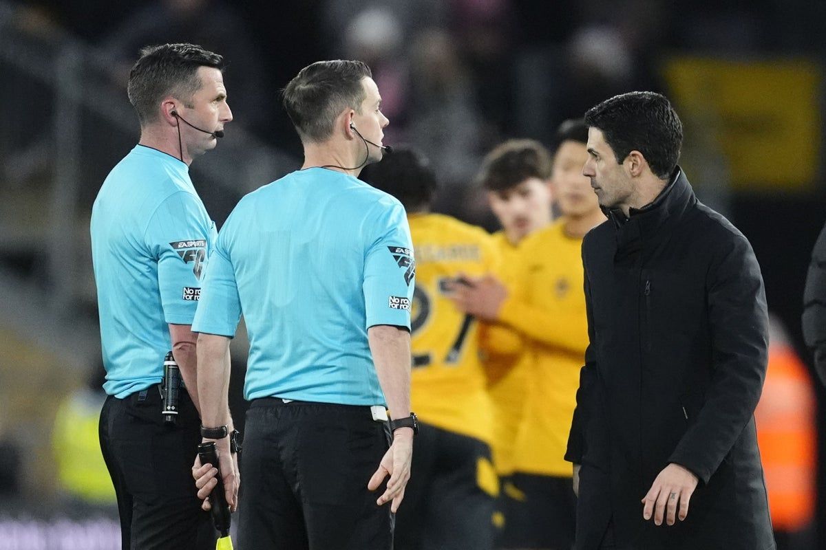Mikel Arteta condemns abuse of referees after Michael…