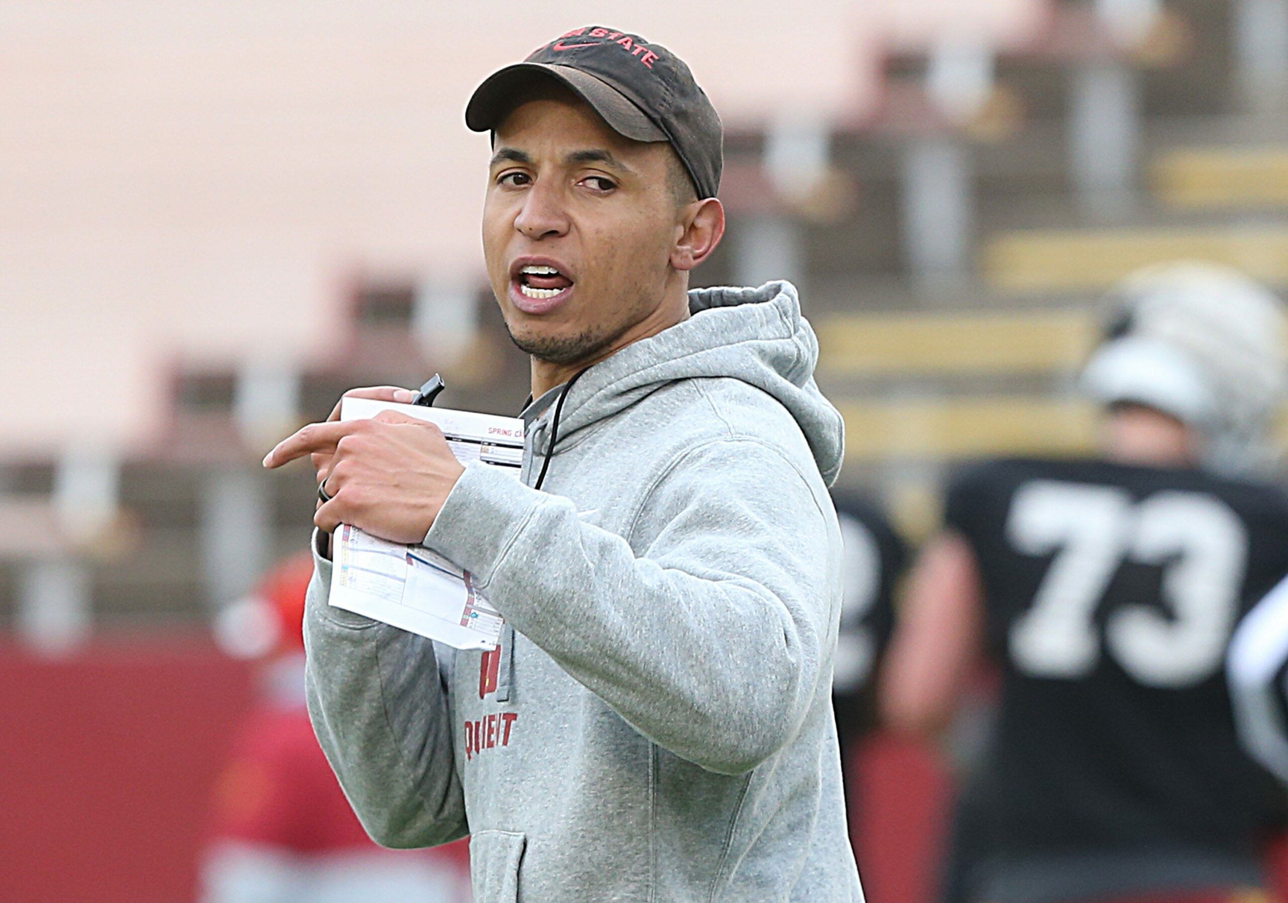 Liam Coen, Jaguars interview Rams’ Nate Scheelhaase…