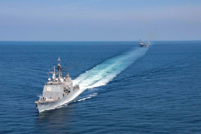 US Says Its Navy Ships Will Have Free Passage Through…