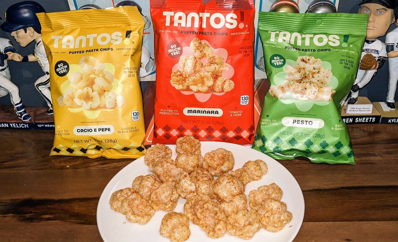 Tantos puffed pasta chips are much more convenient…