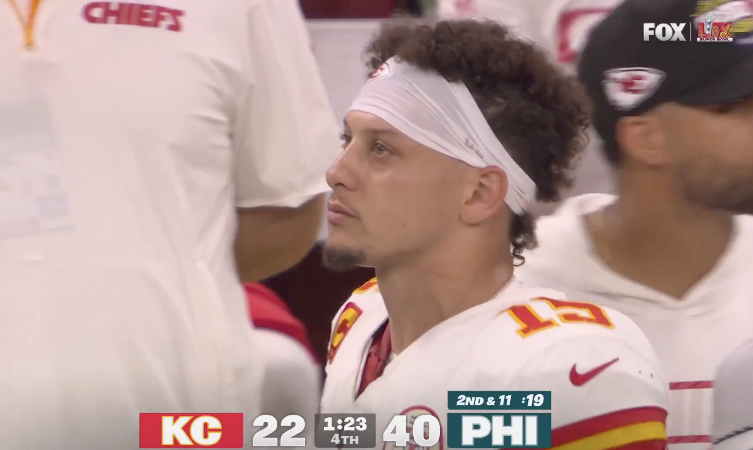 Patrick Mahomes was holding back tears at the end of…