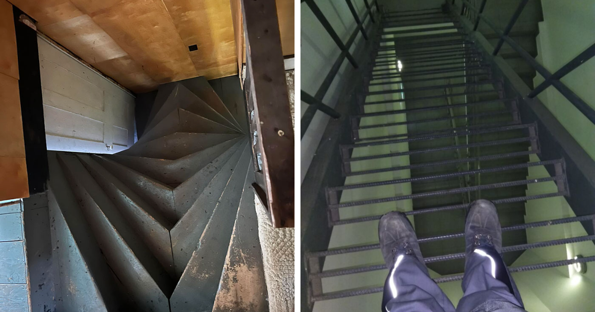 105 Photos Of “Death Stairs” That Might Make You Want…