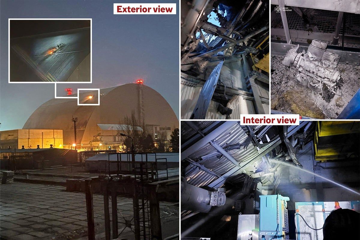 Russian drone pierced Chernobyl nuclear plant’s…