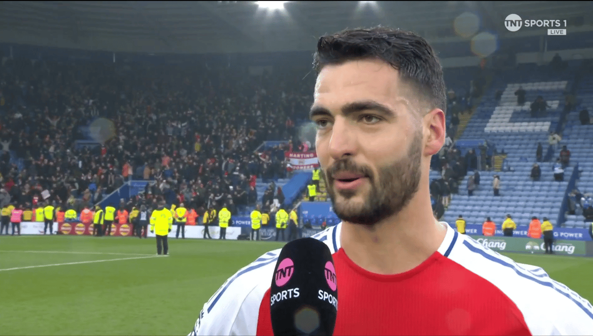 Arsenal: Mikel Merino dedicates brace to his wife as…