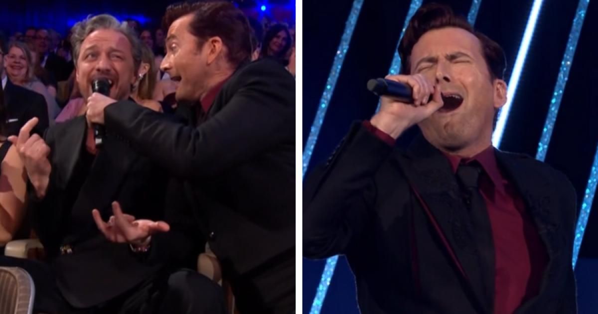 David Tennant opens Baftas ceremony in Scottish style…