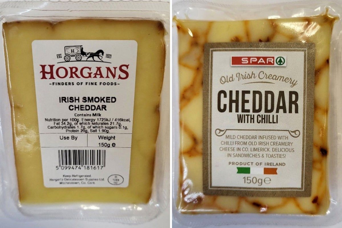 Urgent cheese warning issued for Irish cheddar sold by…