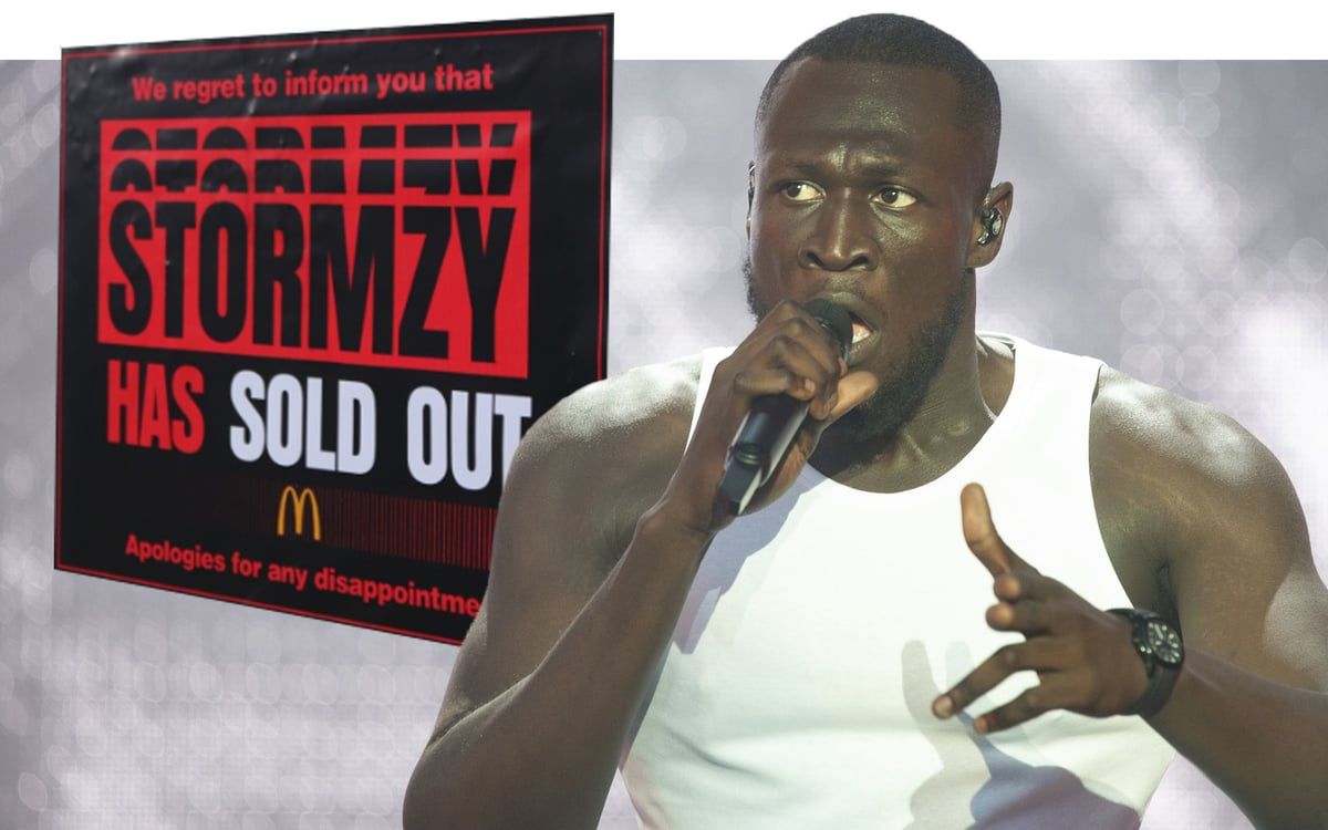 Stormzy responds to criticism over McDonalds deal and…