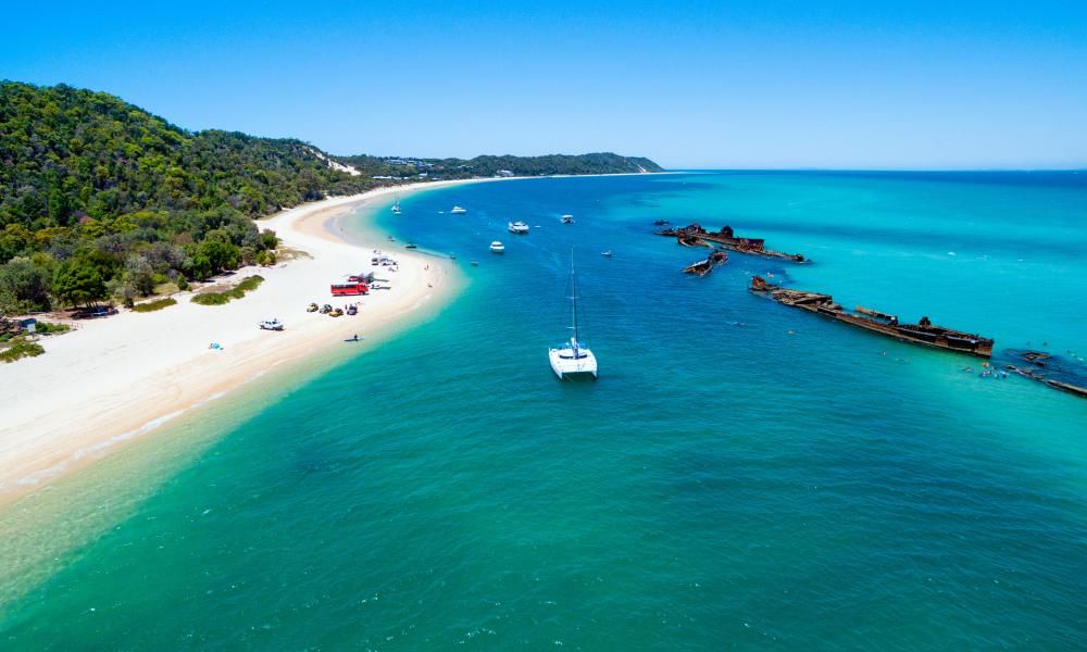 Man bitten by shark off Queensland’s Moreton Island in…