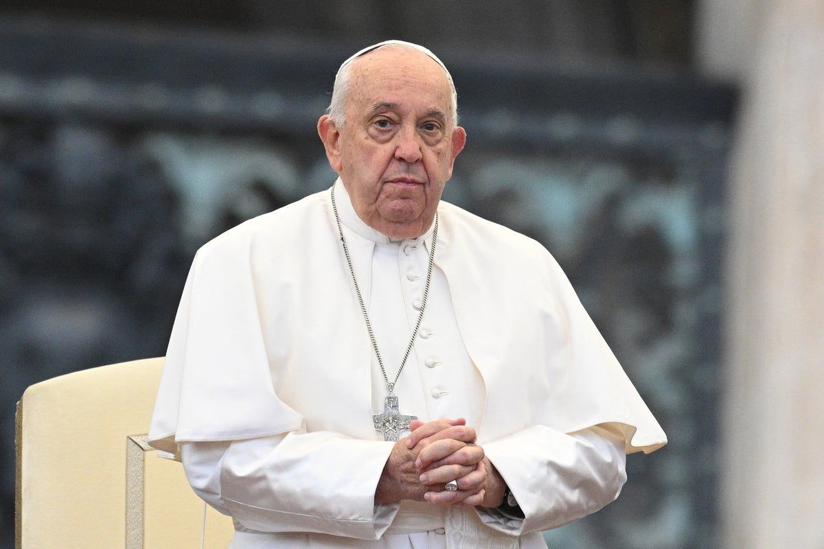 Pope Francis gives update from hospital bed after…
