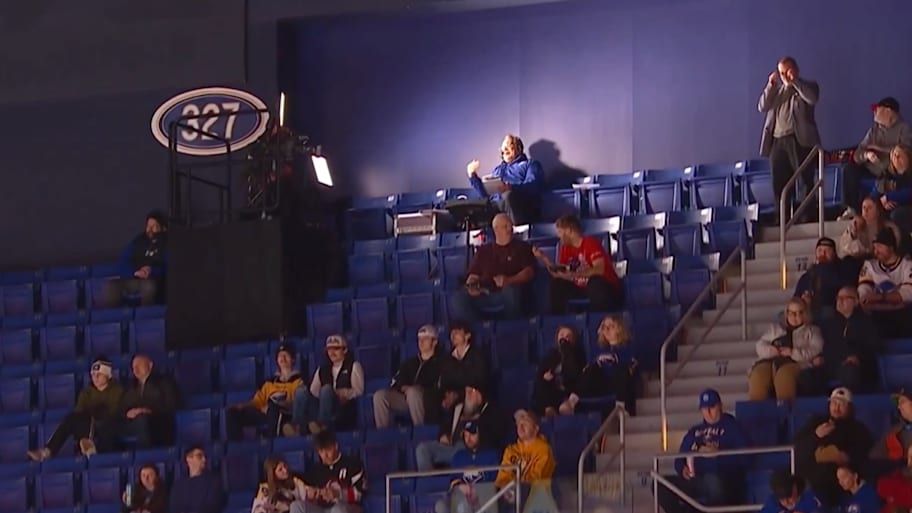Sports Illustrated - Sabres Announcer Broadcasts from…