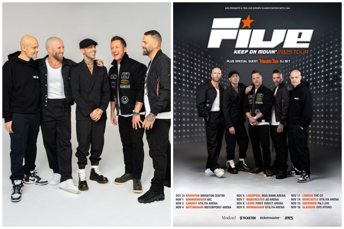 Boyband Five announce 12-date reunion tour 25 years…