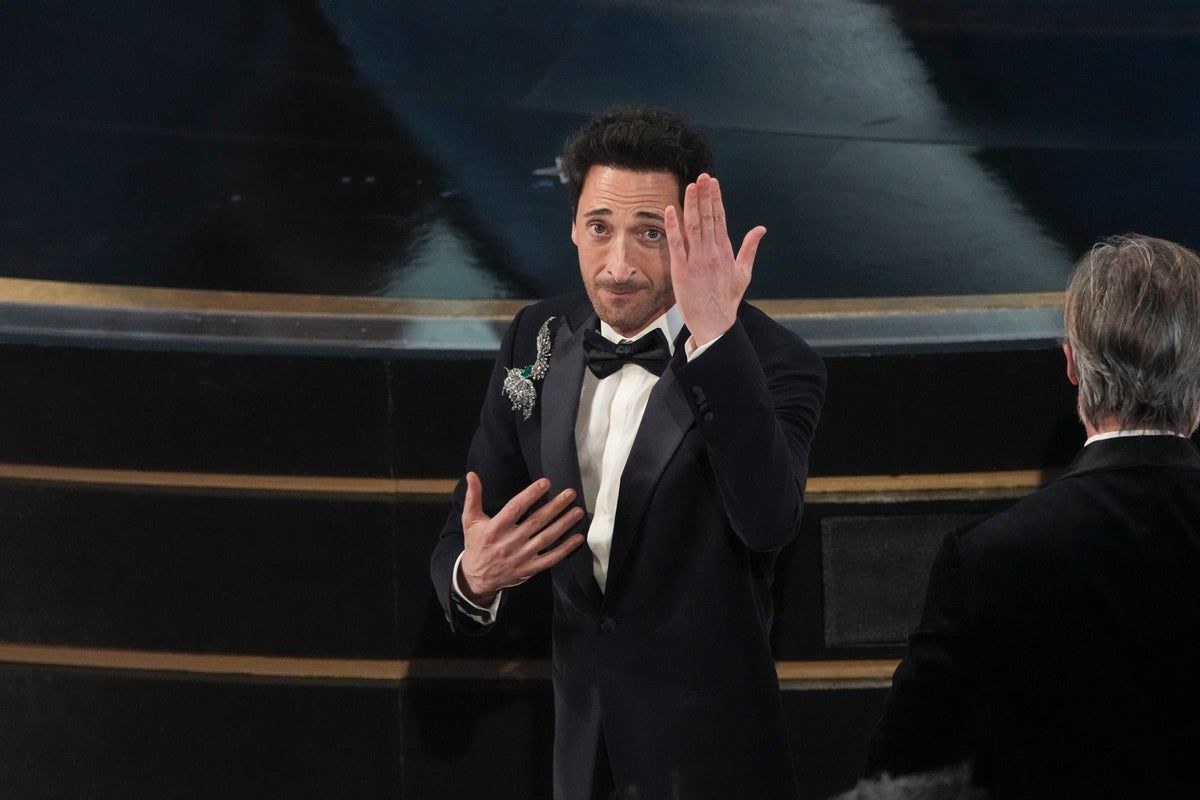 Adrien Brody criticised for ‘self-indulgent’ Oscars…