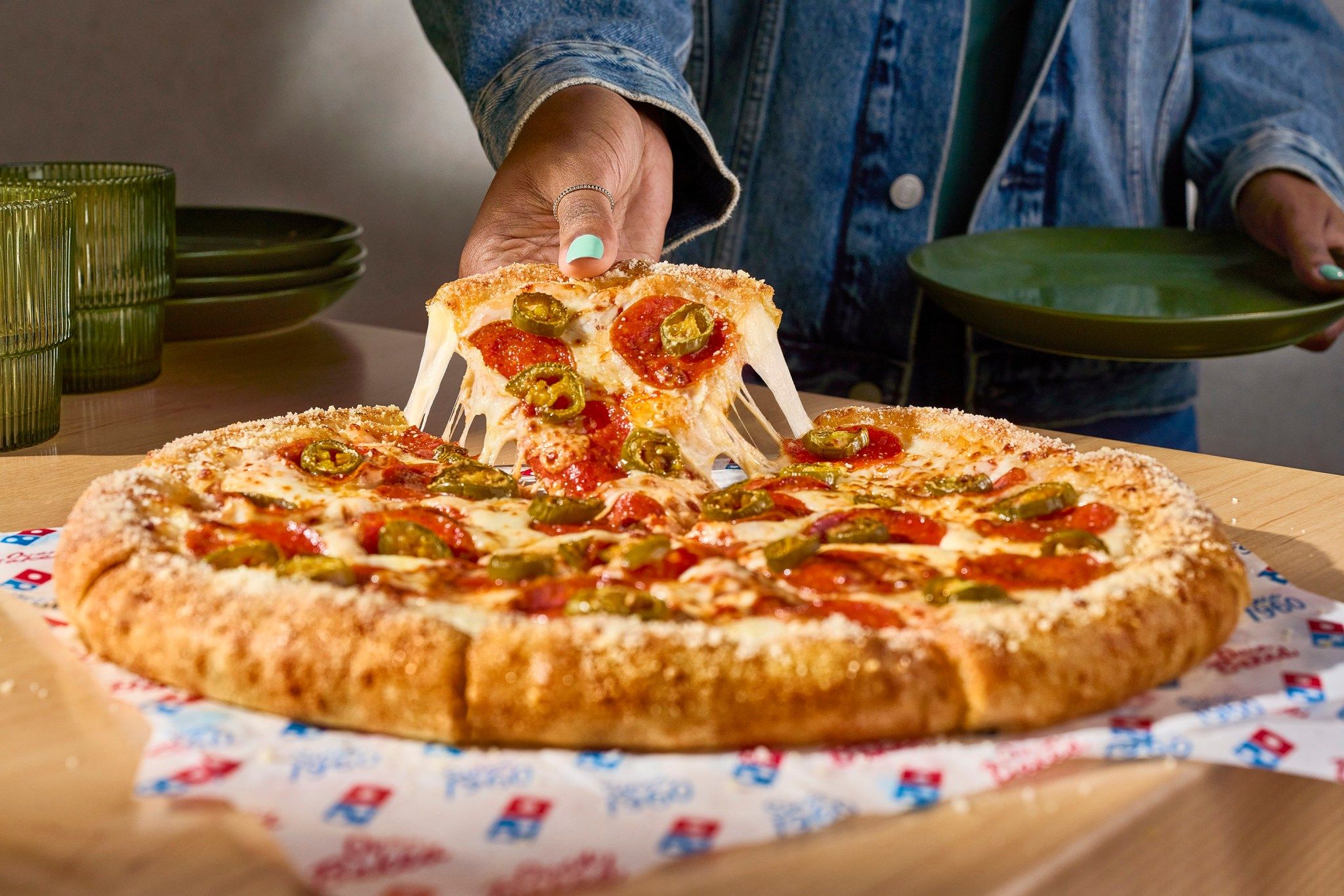 Domino’s Pizza has finally launched a stuffed crust…