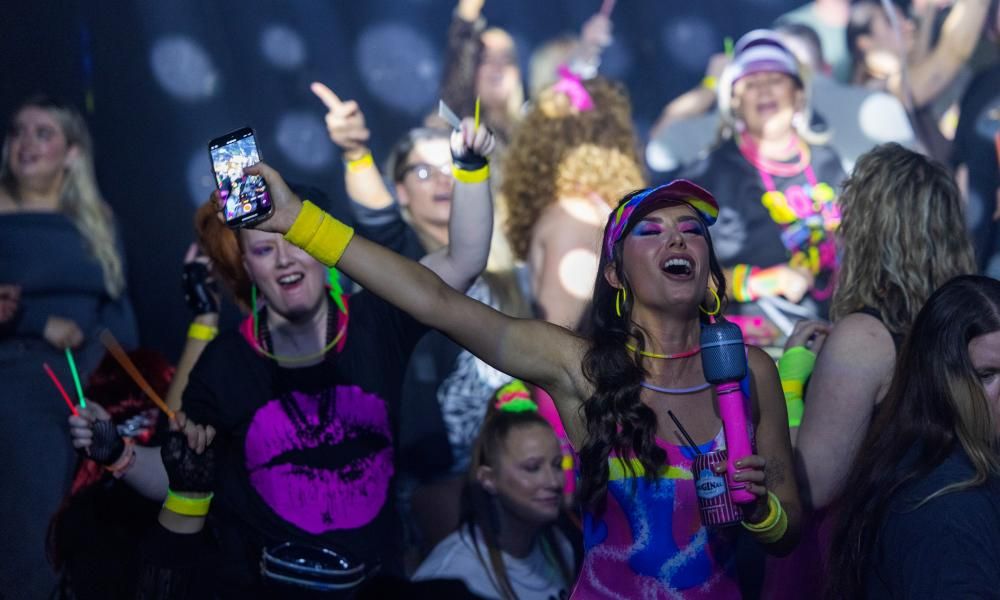 Rave, games and showers of Coco Pops: a night out at…