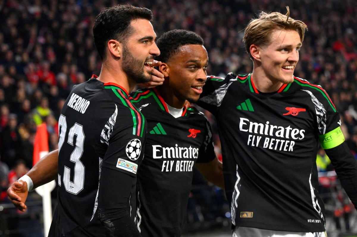 PSV 1-7 Arsenal: Gunners answer Mikel Arteta's…