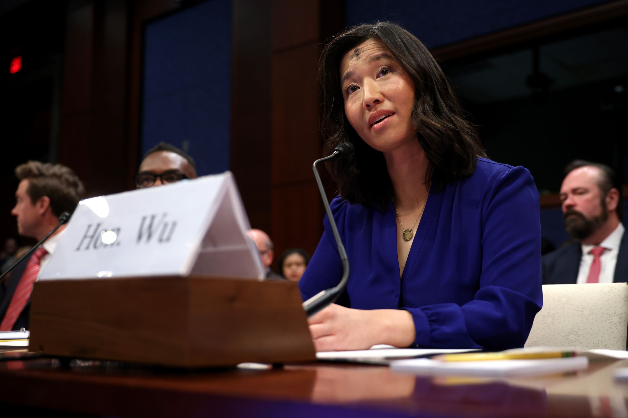 Boston Mayor Michelle Wu Blasts Homan for 'Lying About…