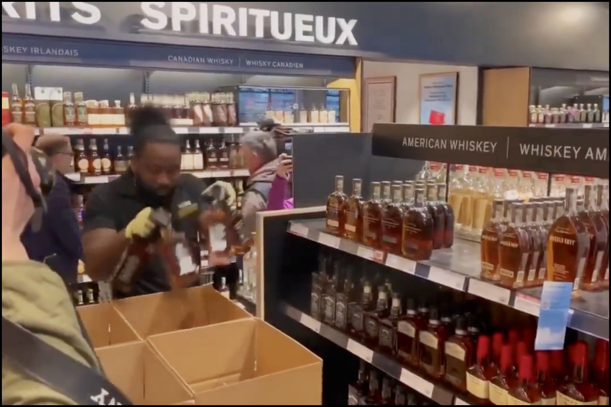 Canadians Celebrate As Liquor Stores Clear Out Shelves…