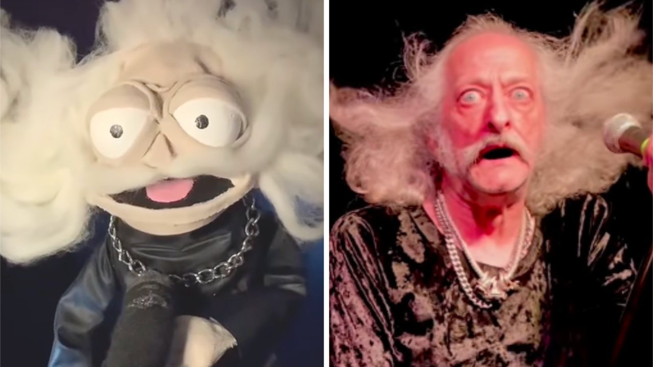 Someone’s made a wide-eyed Bobby Liebling puppet…