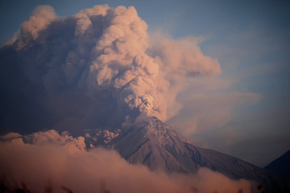 Guatemala's Volcano of Fire erupts and forces…