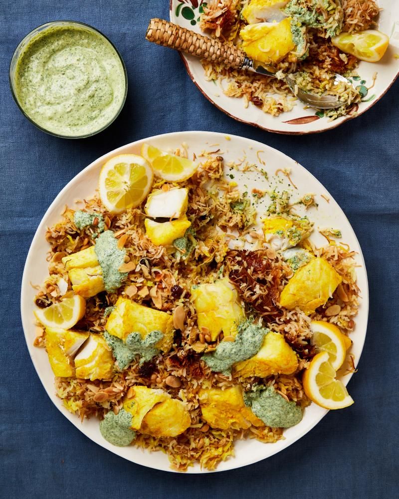Fruity fish pilaf and Moroccan chicken traybake:…
