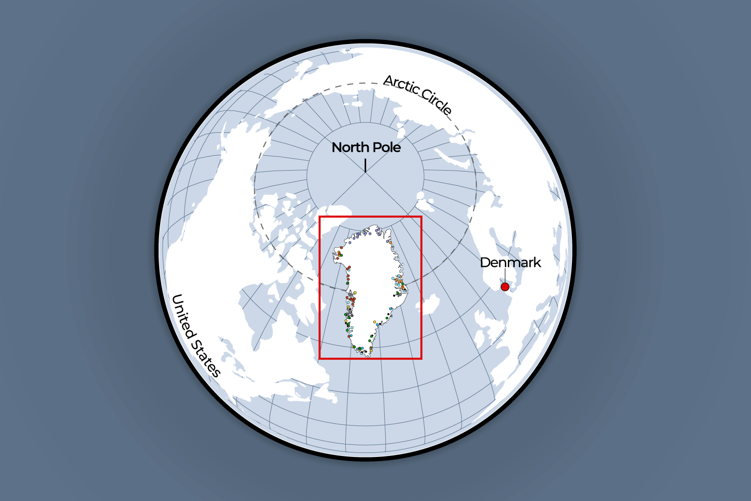Mapping Greenland’s resources, population centres and…