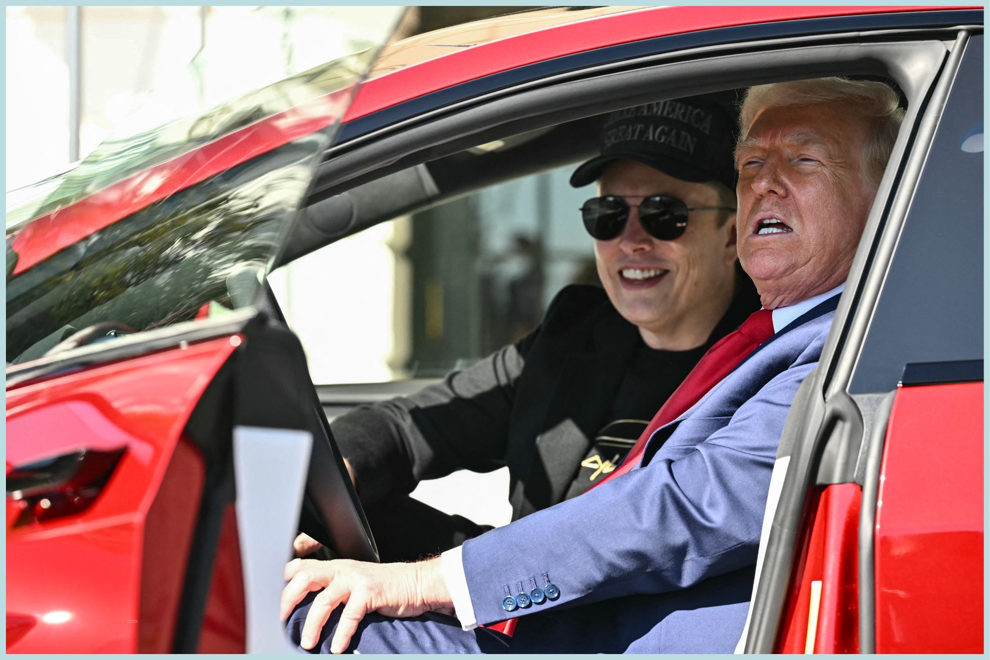 Musk Turns White House Into a 'Tesla Ad' as He Parades…