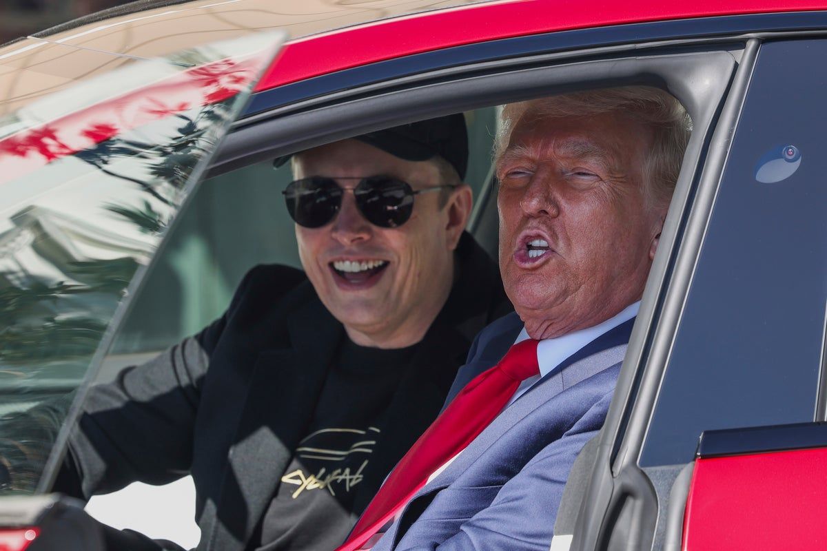 Trump transforms White House lawn into Tesla showroom…