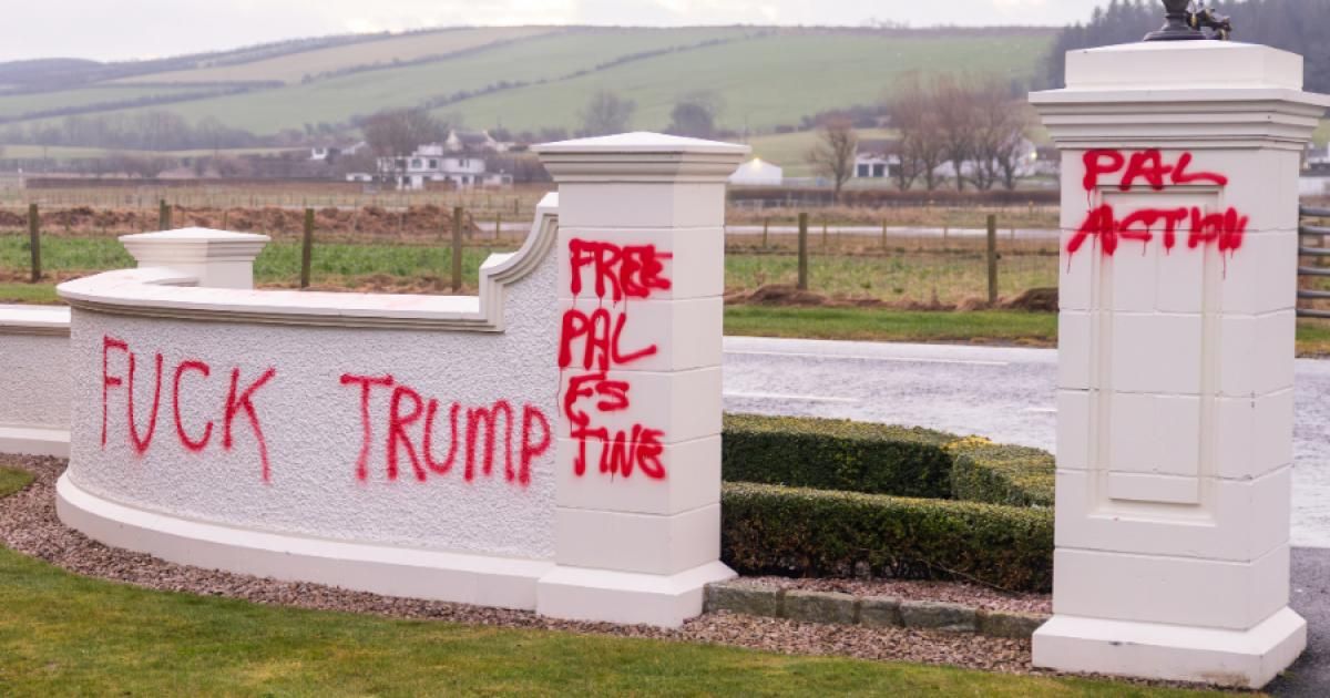 Man held over Donald Trump's Turnberry golf course…