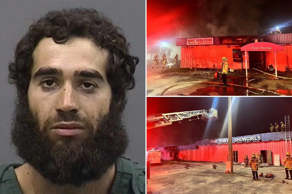 Florida man accused of setting fire to strip club and…