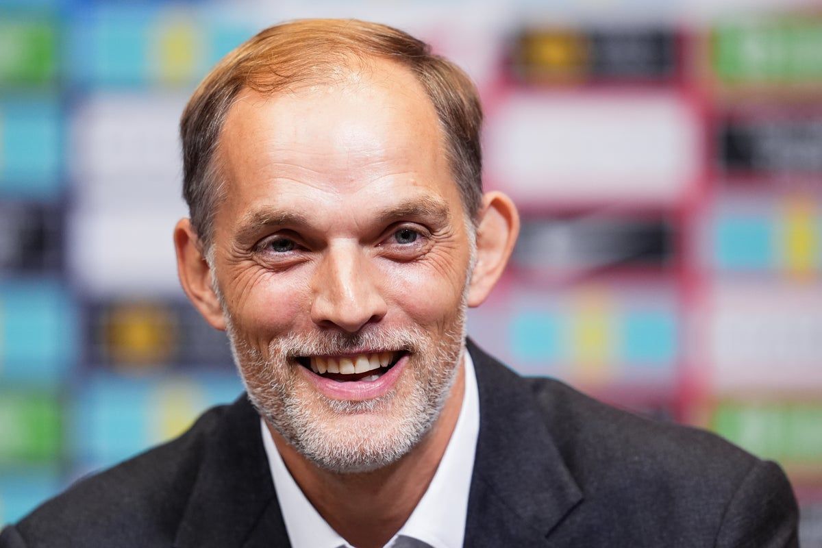 Watch: New England manager Thomas Tuchel holds press…