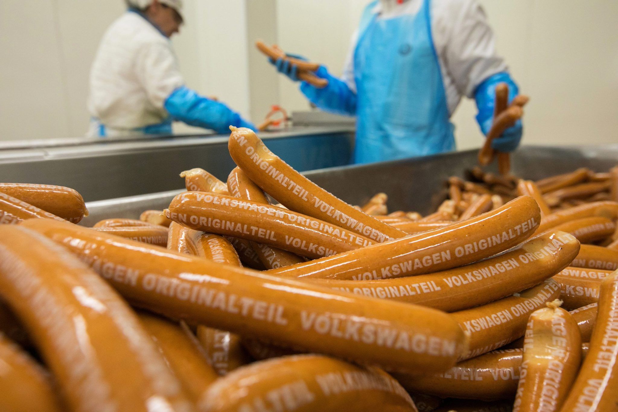 Volkswagen’s own-brand currywurst sausage proves…