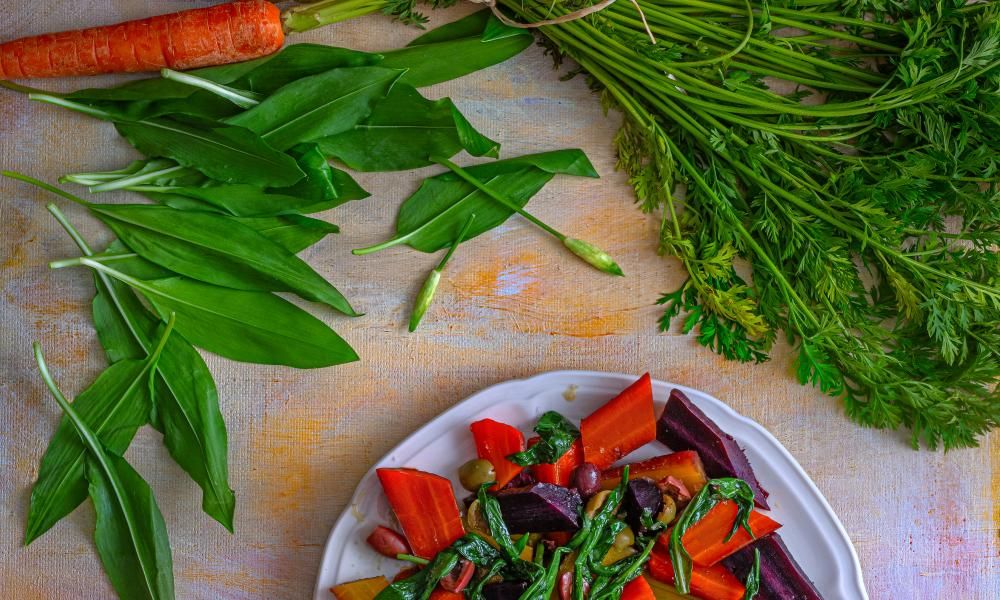 Joe Trivelli’s recipes for carrots with wild garlic,…