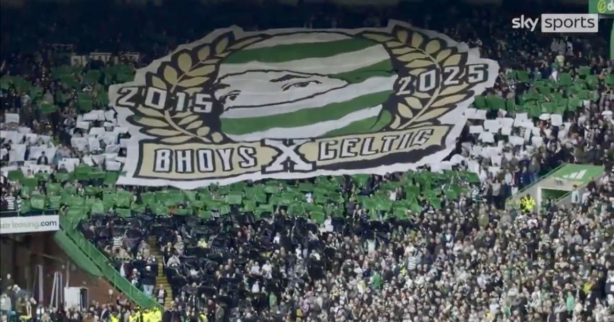 Bhoys X Celtic tifo unveiled during Rangers clash…