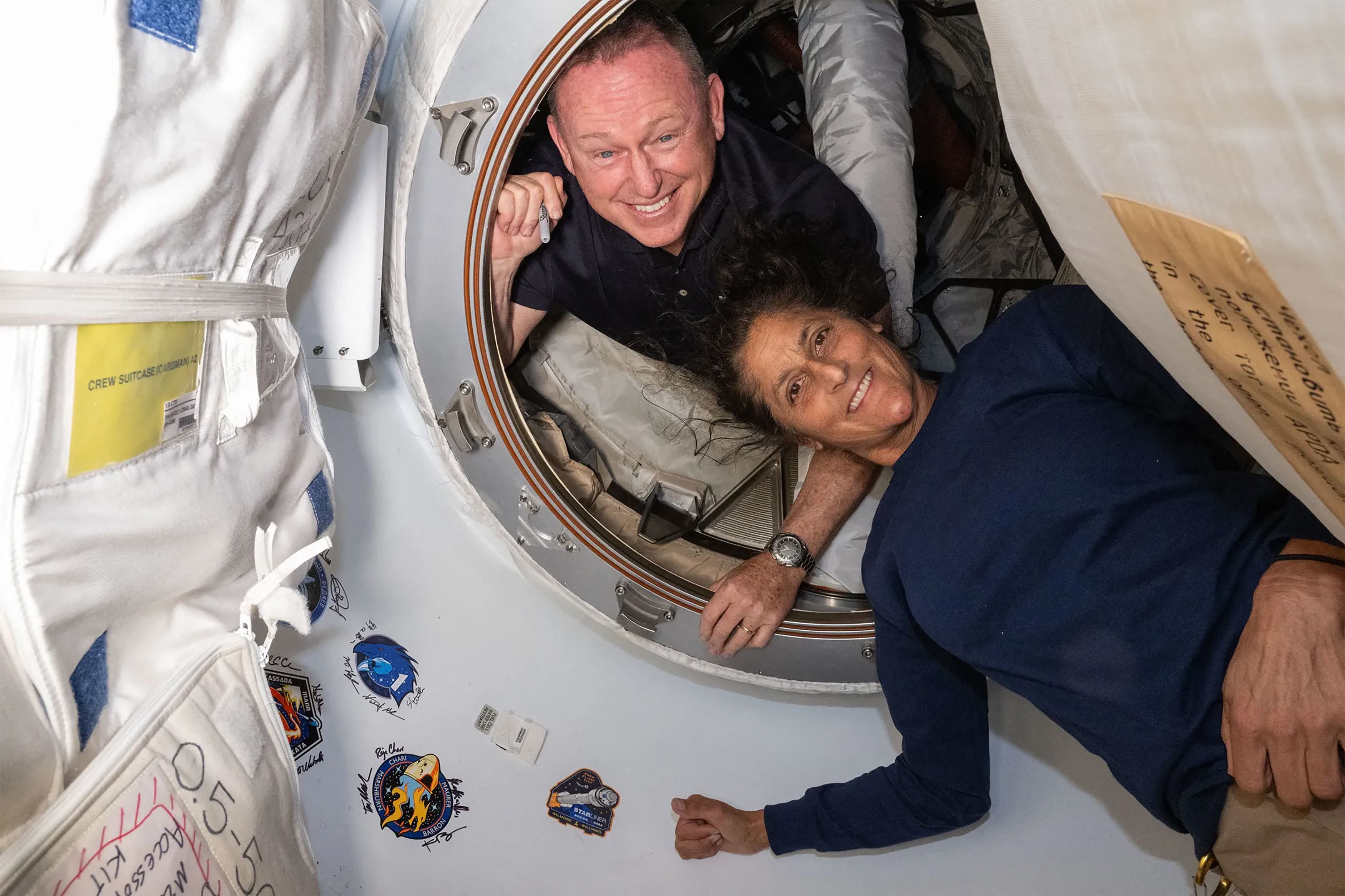 Stuck NASA astronauts return to Earth on SpaceX…