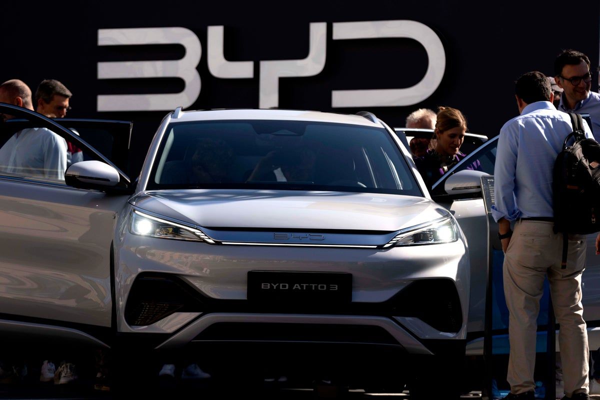 China's BYD launches EV charging system it says works…