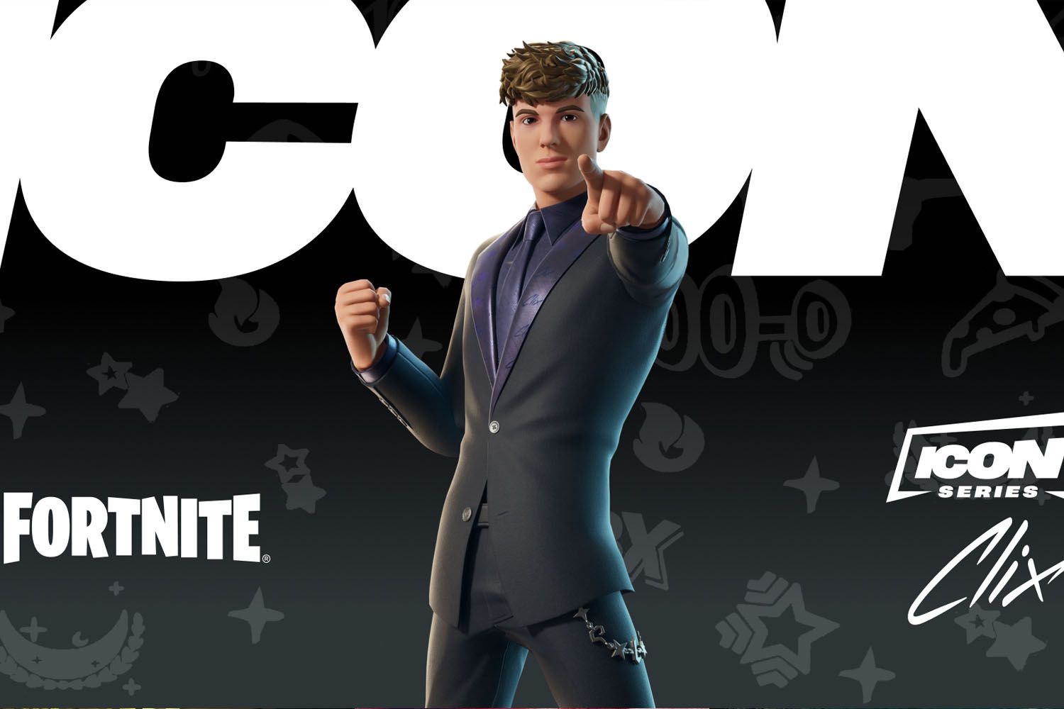 Clix joins the Fortnite Icon series