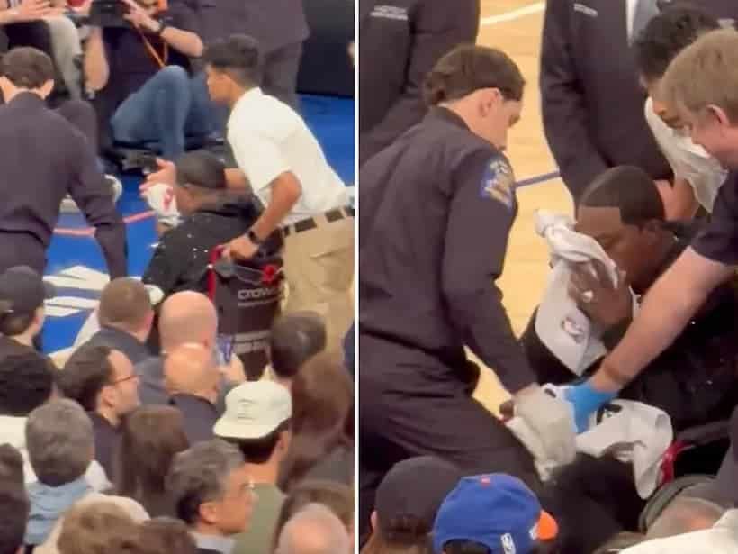 Tracy Morgan Throws Up Courtside, Removed From…