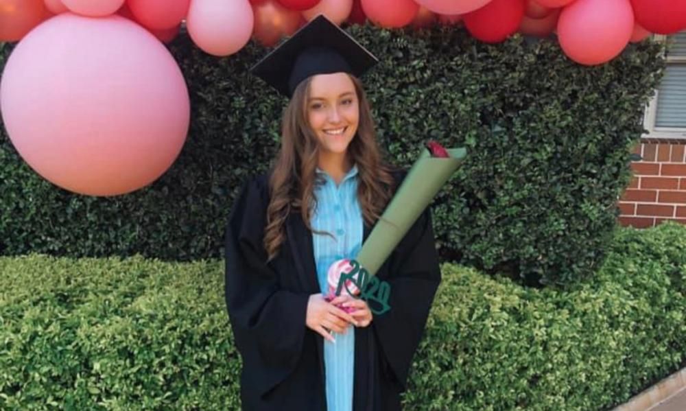 Chilling footage shows ex-boyfriend waiting outside…