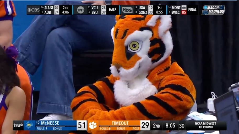 Sports Illustrated - Clemson Mascot Looked Absolutely…