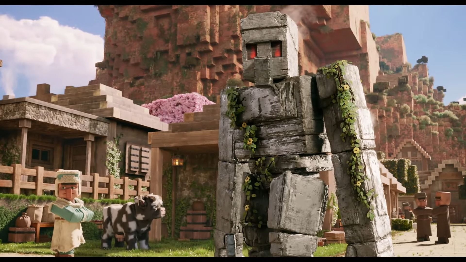 The Minecraft movie makes an appearance at Minecraft…