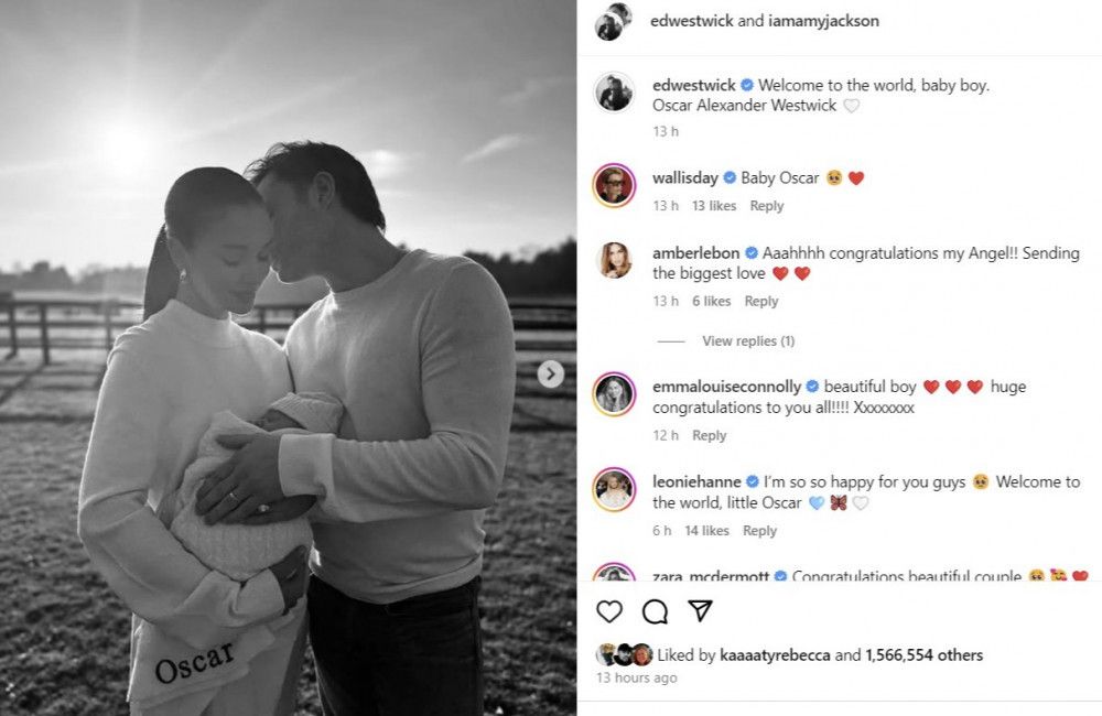 Ed Westwick and Amy Jackson welcome son into the world…