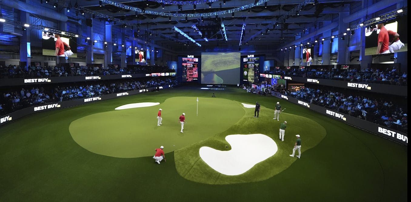 The TGL golf league might signal that indoor sport is…