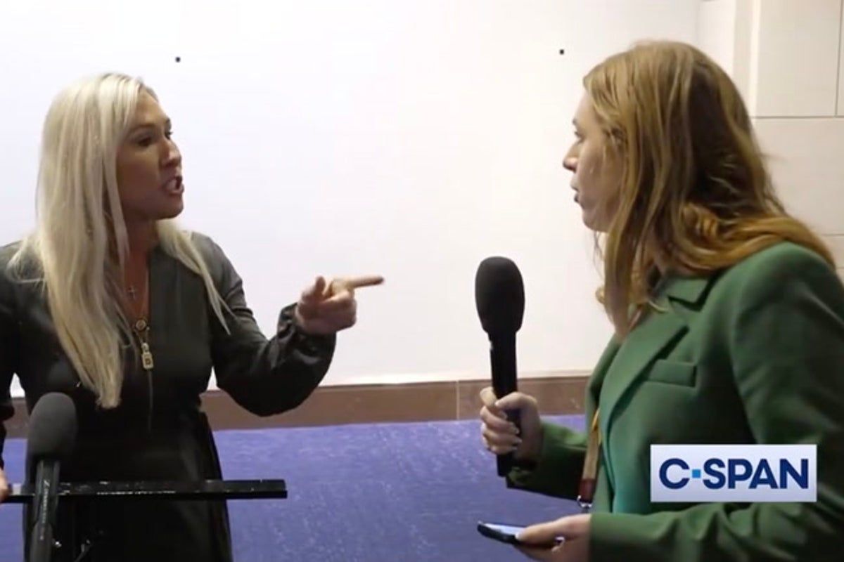 Marjorie Taylor Greene hits out at British Sky News…