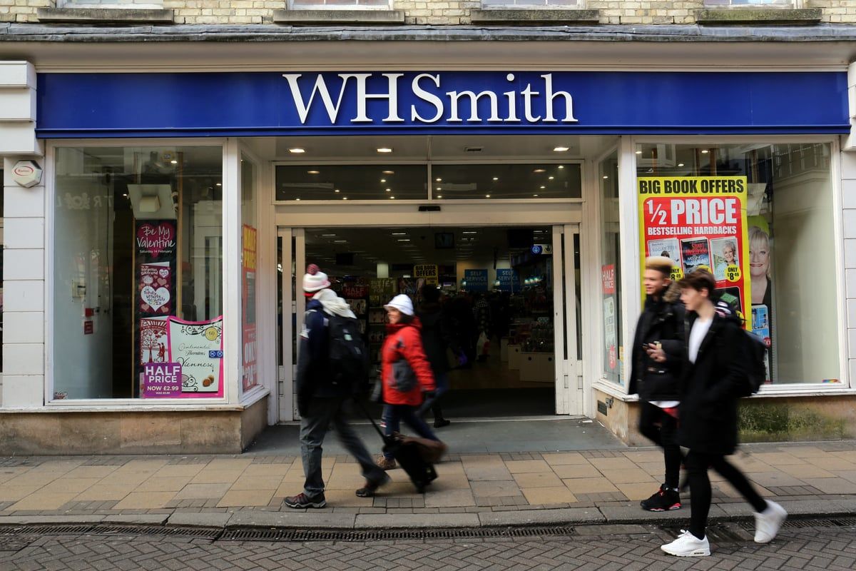 WH Smith high street stores to be rebranded TG Jones…