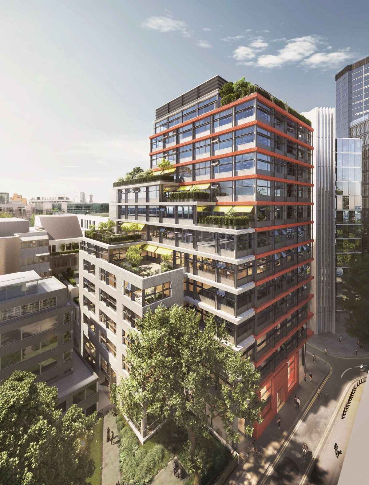 Pioneering City office block uses "materials…