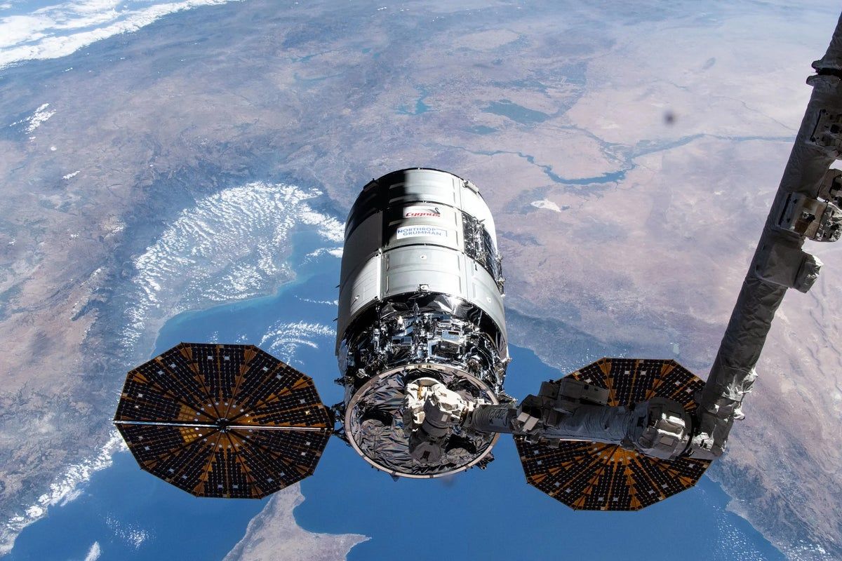 Shuttle used to supply the International Space Station…