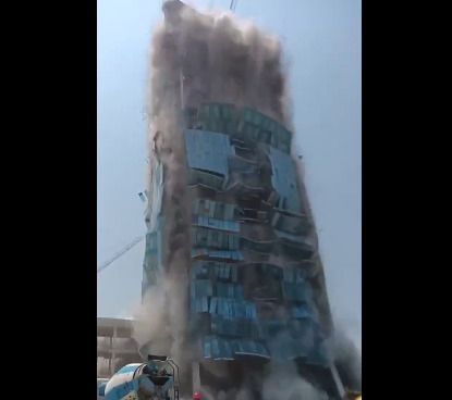 WATCH: Skyscraper Collapses In Thailand As 7.7…