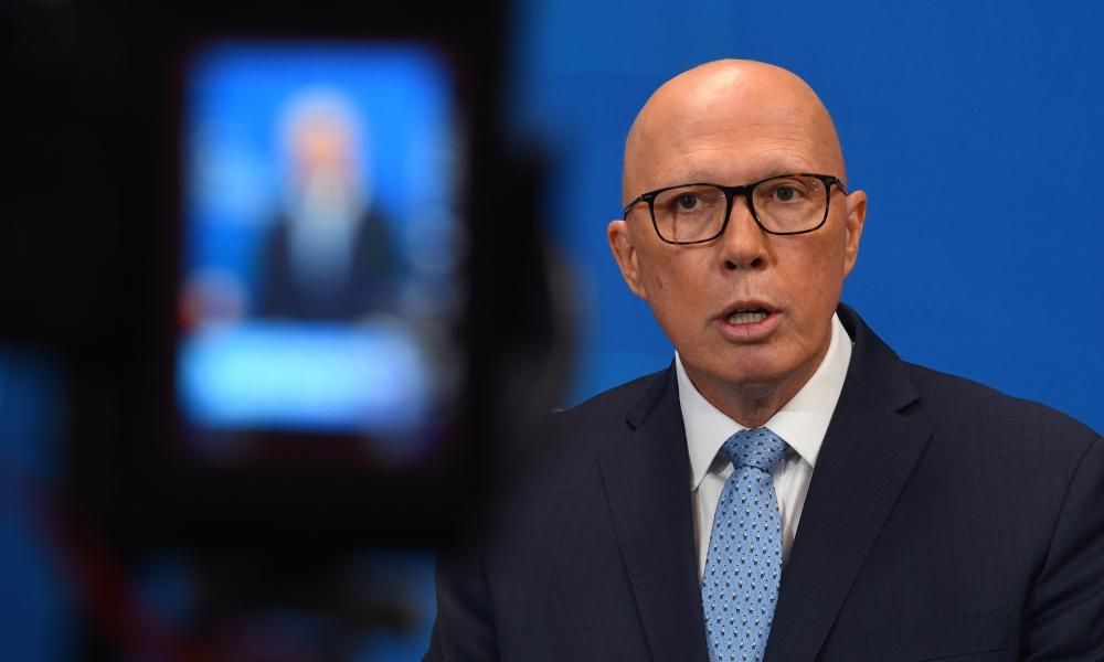 Peter Dutton is painting a grim picture of the past…