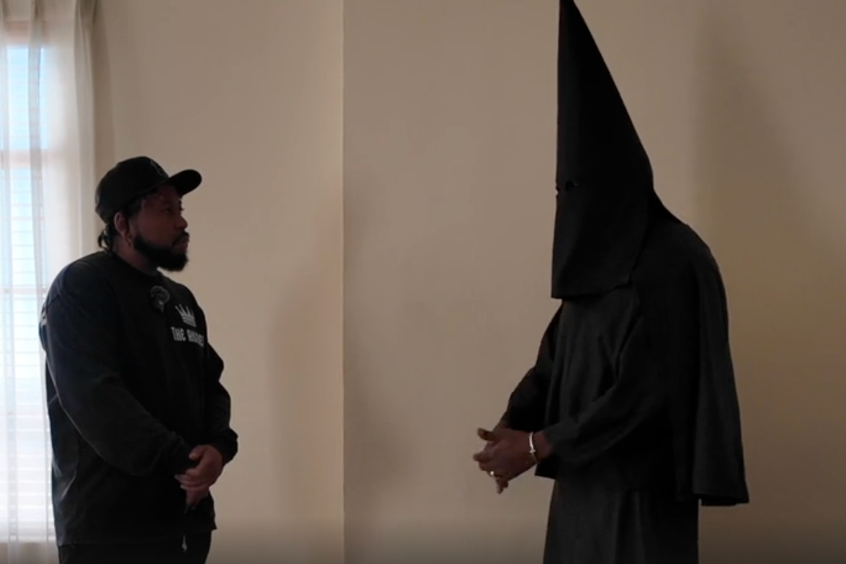 Kanye West condemned for wearing black KKK outfit…